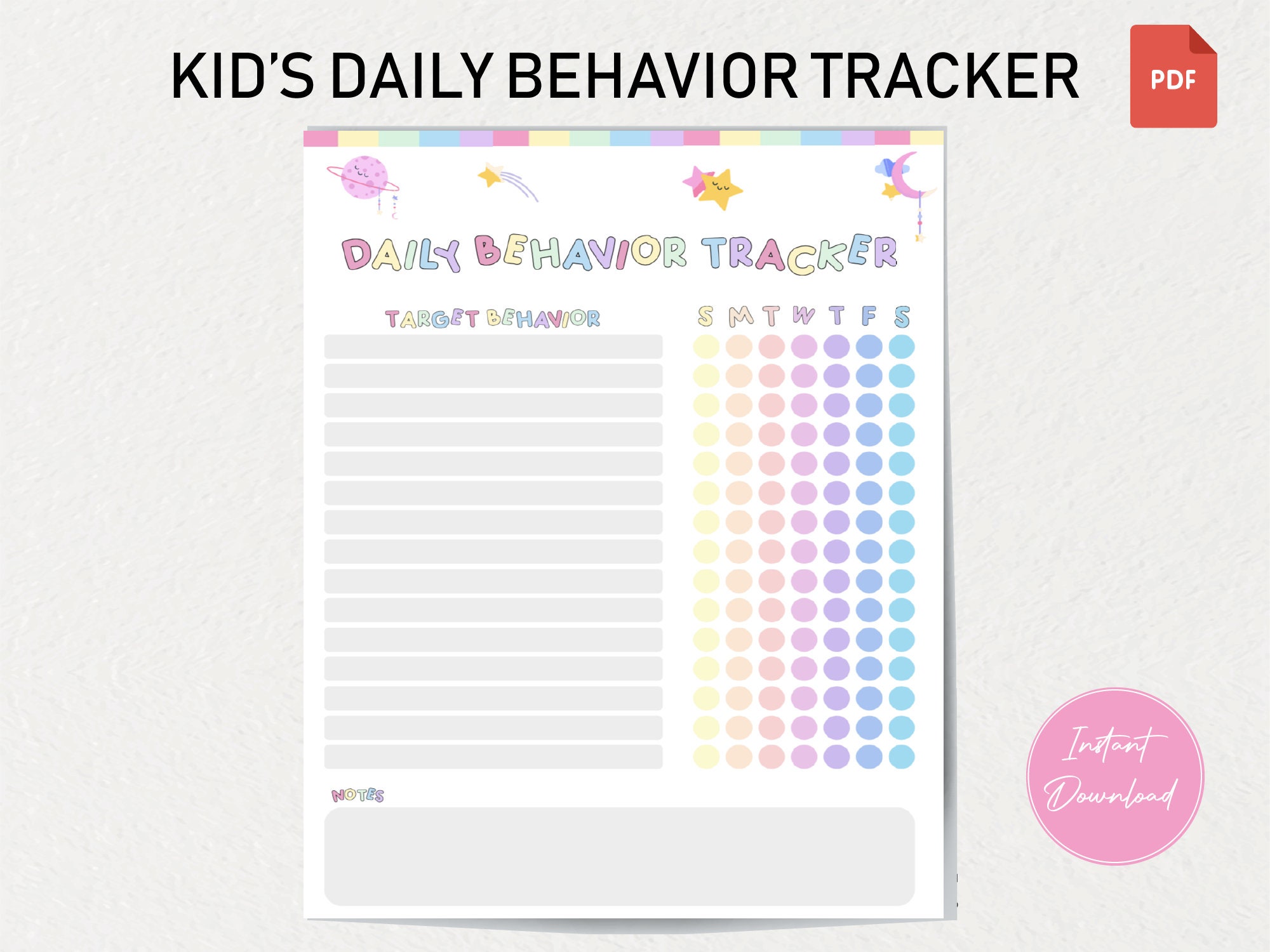 Good Habits Chart Printable