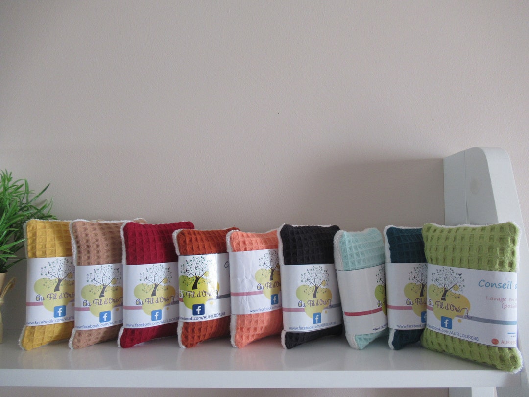 Reusable Washable Double-sided Padded Sponge, Microfiber and Honeycomb ...