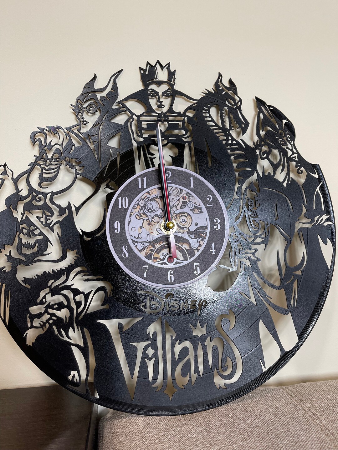 Cartoon Kids Room - Trendy Wall Clock - Movie Nursery Decor - Superhero ...
