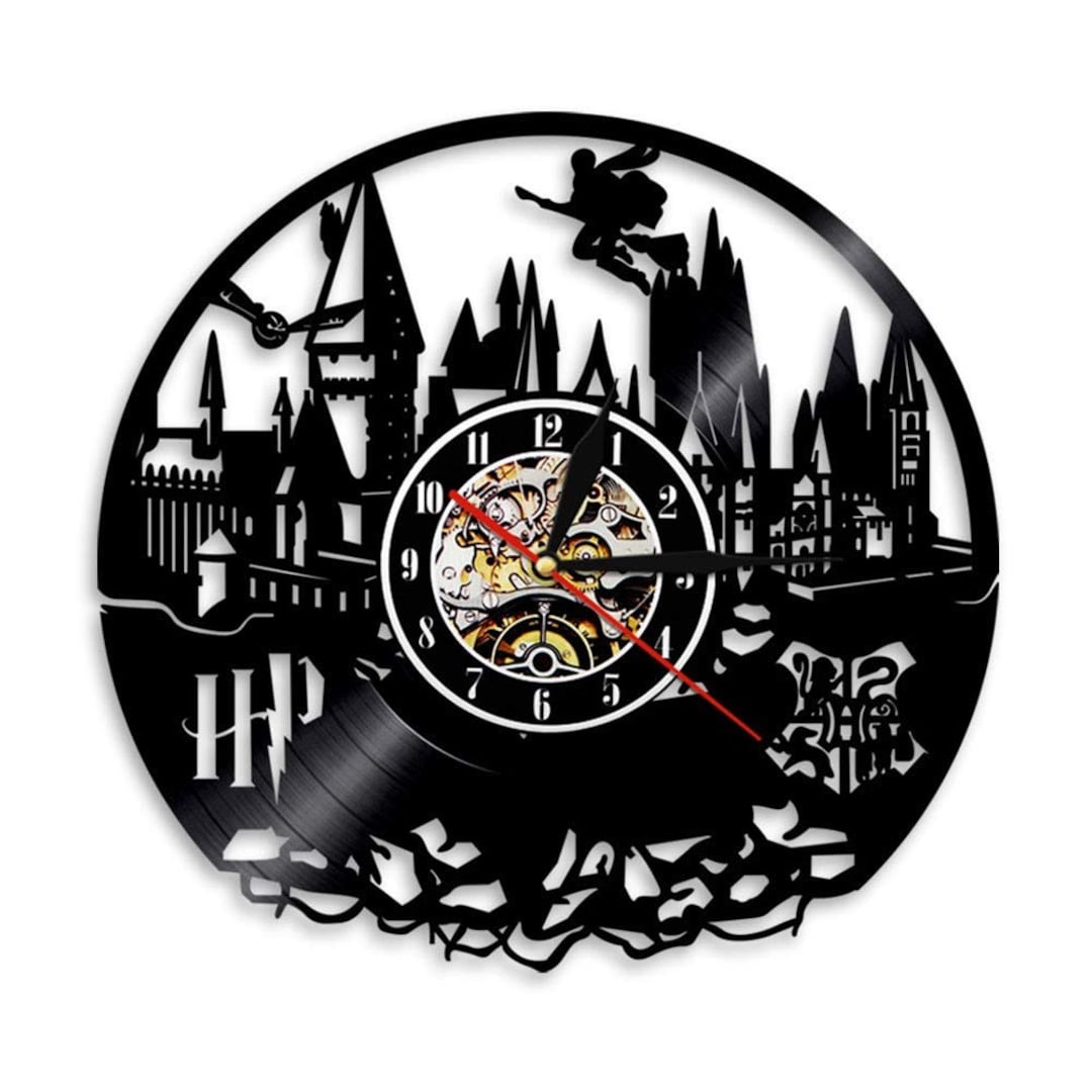 Pottery Young Wizard Silent Clock for Baby Boy Nursery Wall Decor ...