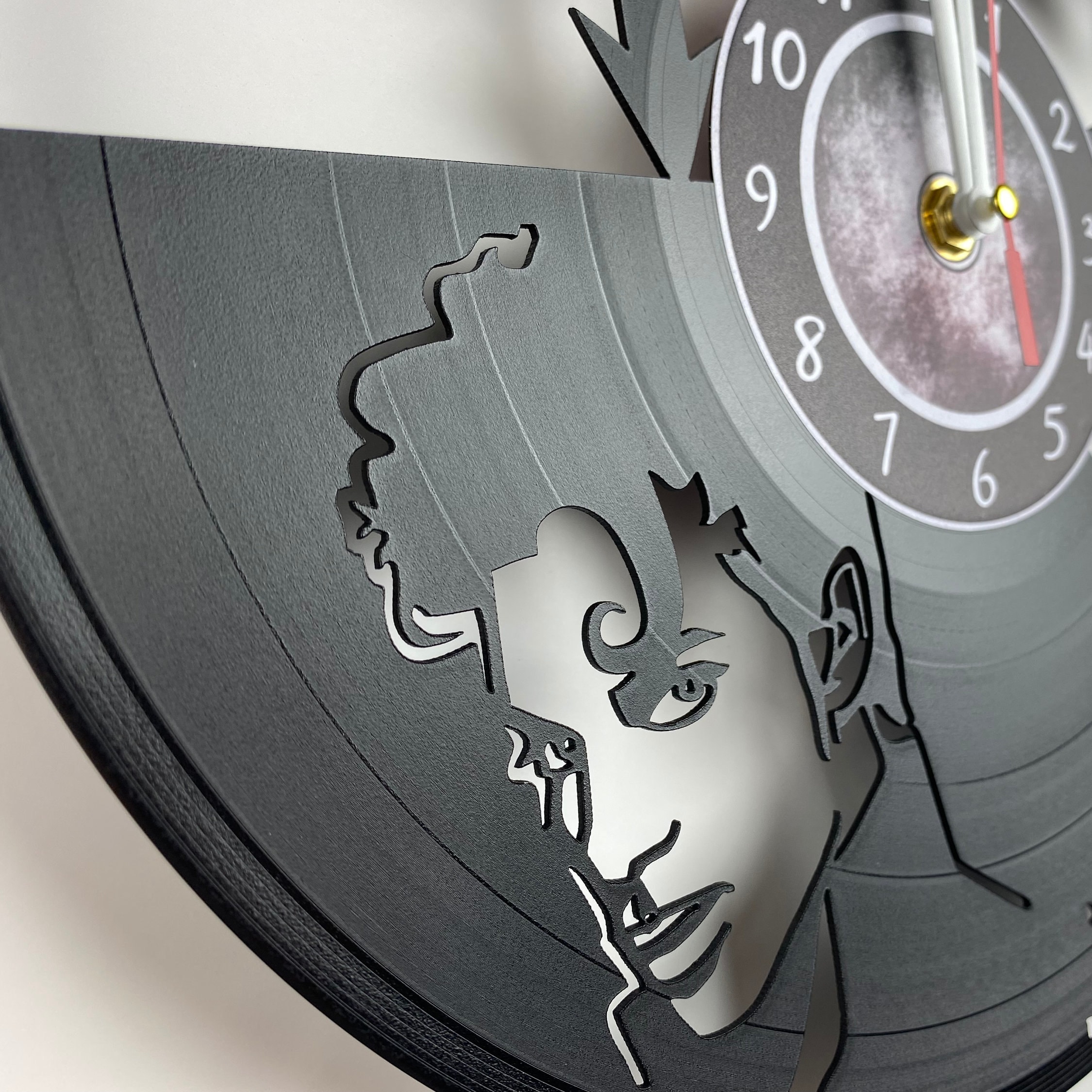 Purple Rain Vinyl Record Wall Clock, Music Lover Gift - Etsy