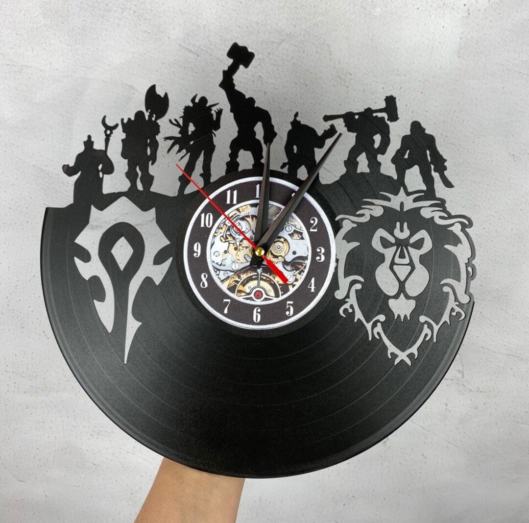 Game Themed Room - Wall Vinyl Decor - Video Game Wall Clock - Gaming ...