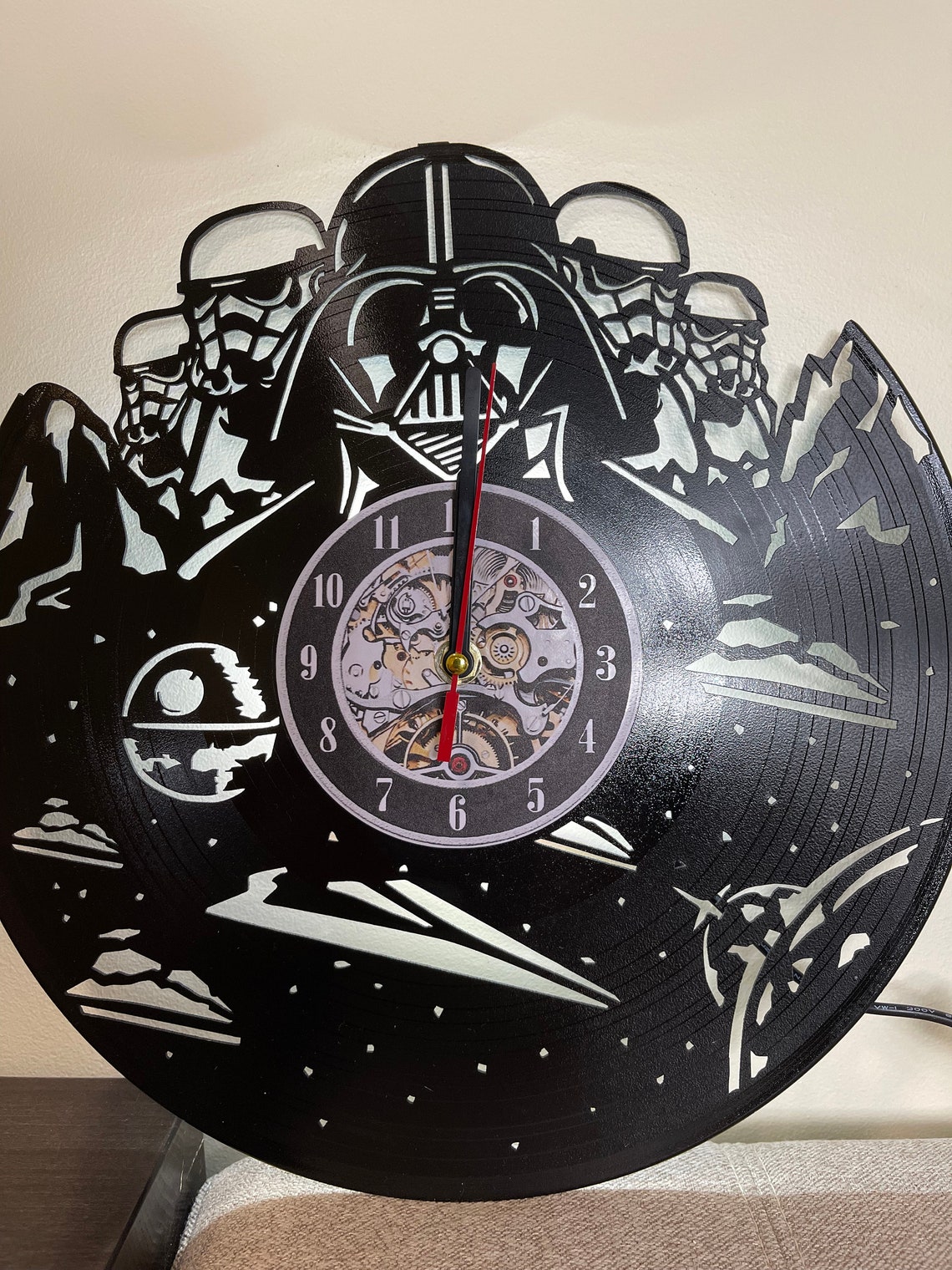 Trendy Wall Clock Movie Inspired Wall Decor Night Light - Etsy