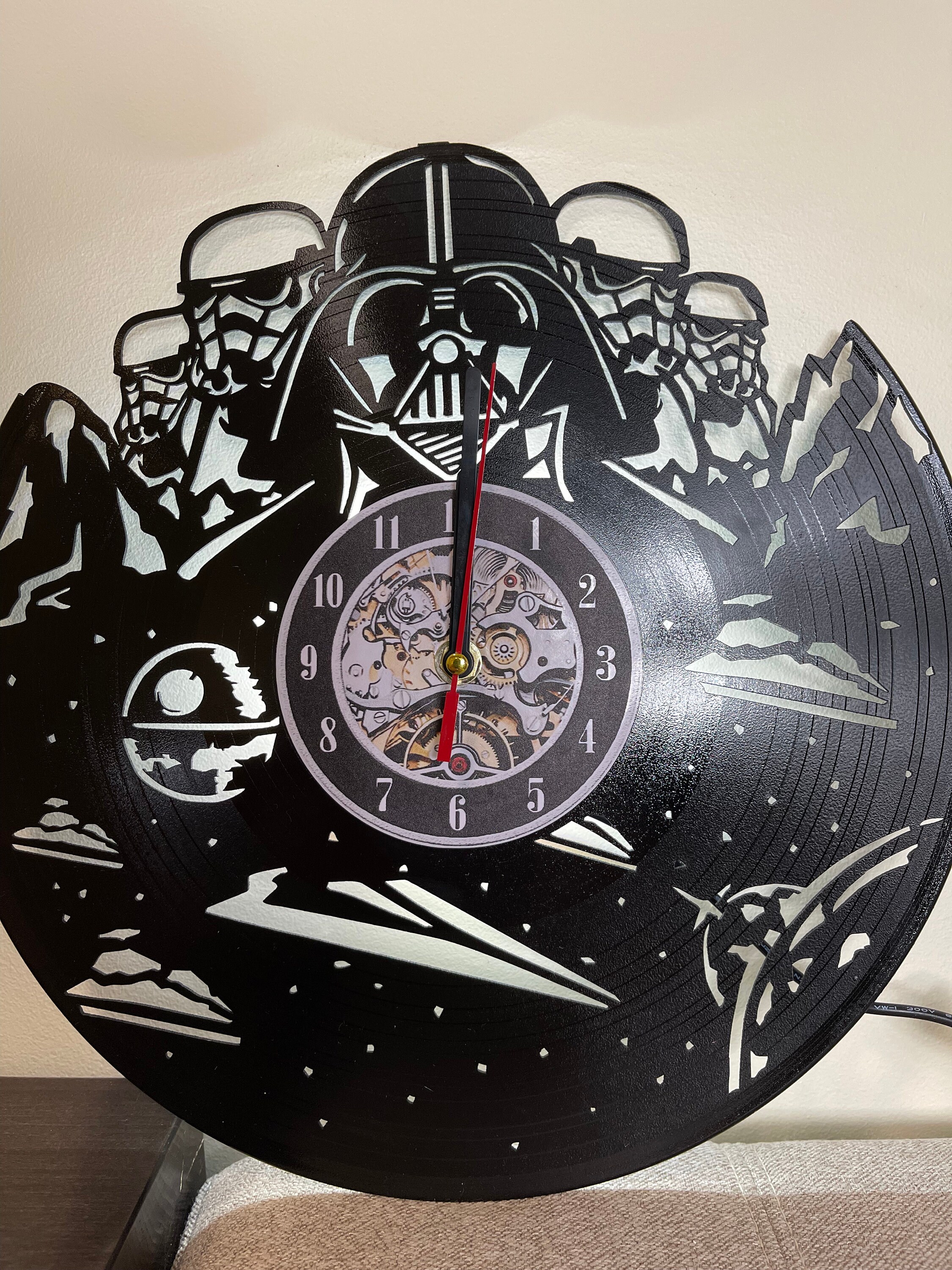 Trendy Wall Clock Movie Inspired Wall Decor Night Light - Etsy