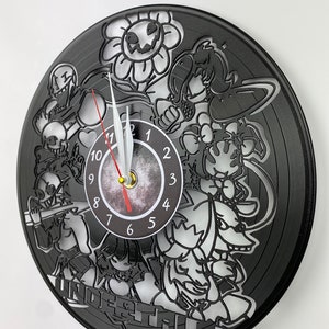 Undertale Vinyl Record Wall Clock - Ultimate Gamer Gifts for Him ...