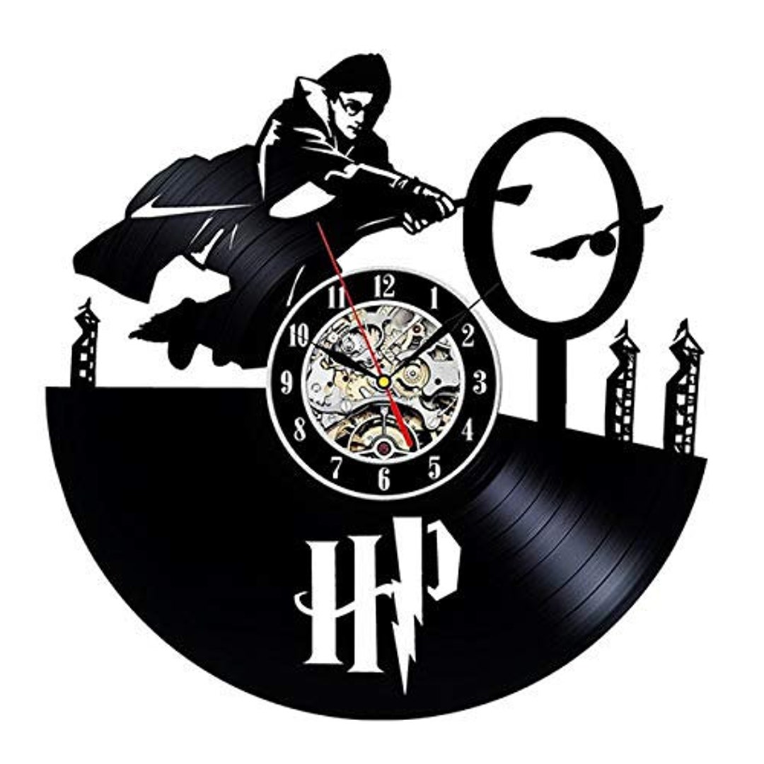 Young Wizard Silent Clock for Baby Boy Nursery Wall Decor Wizard Magic ...