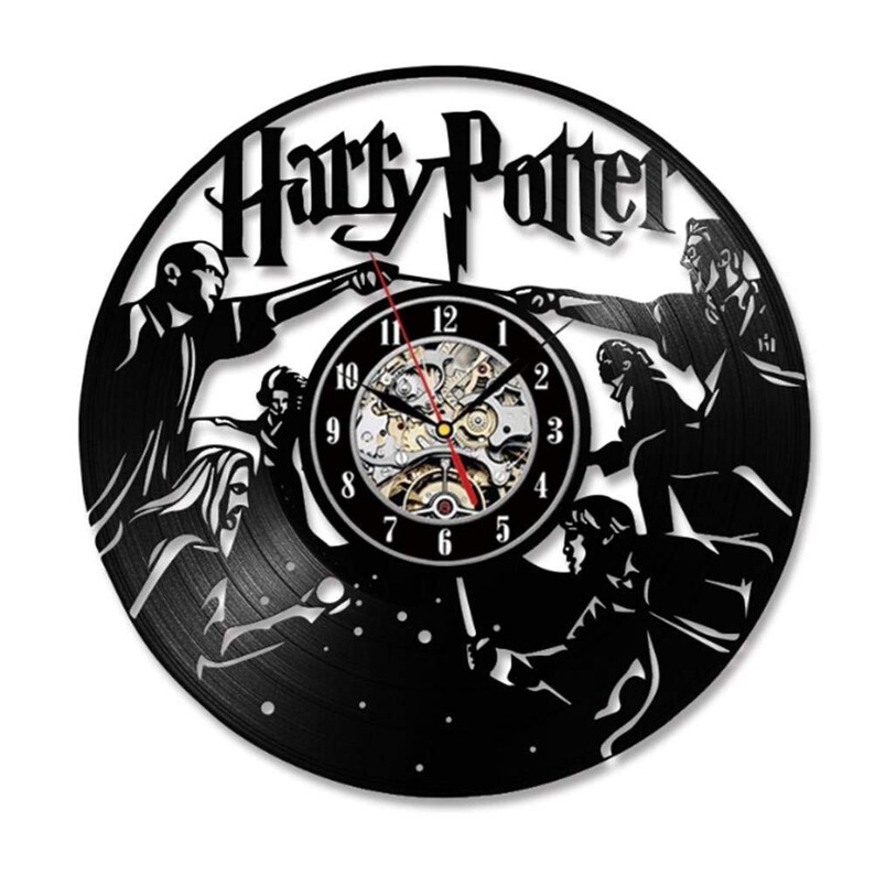 Young Wizard Silent Clock for Baby Boy Nursery Wall Decor Wizard Magic ...