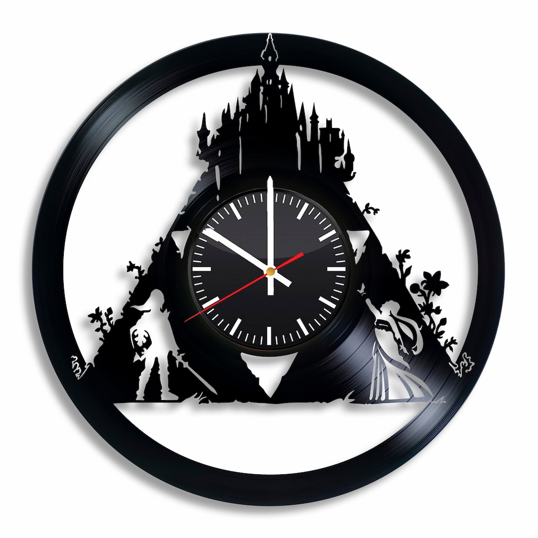 Video Game Wall Clock - Vinyl Record Cut Out - Geek Wall Decor - Gaming ...