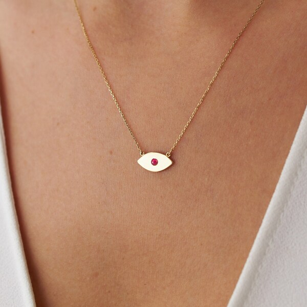 Evil Eye Necklace - Etsy