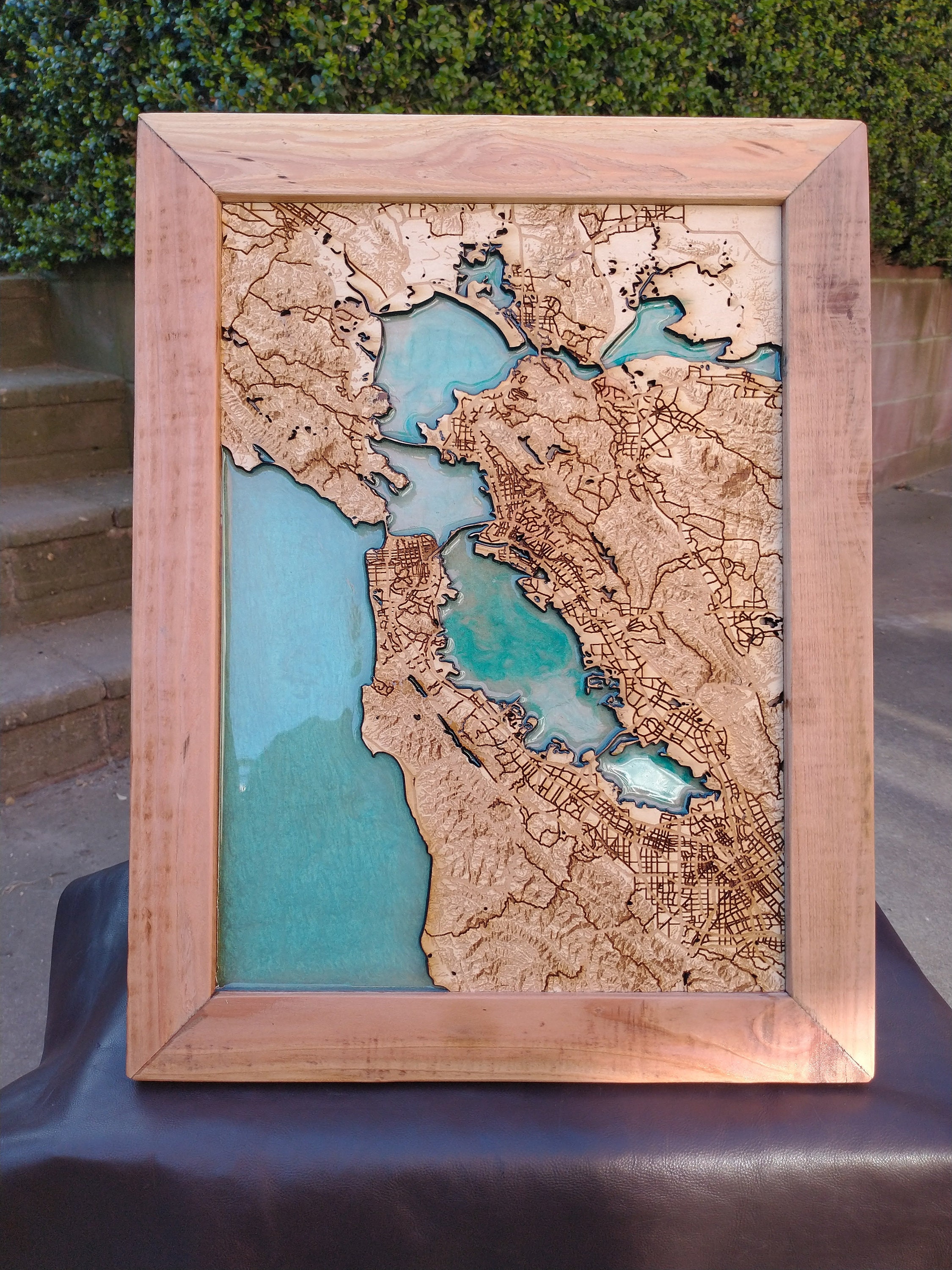 Wood Inlay Maps