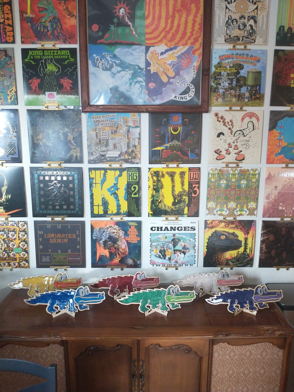 Lasercut King Gizzard and the Lizard Wizard Artwork on Birch Hardwood ...