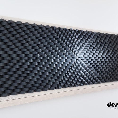 Soundproof Panel Wood Sound Diffuser Acoustic Wood Wall Art - Etsy