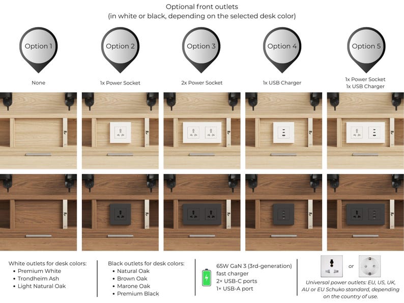 Wall-mounted Foldable Desk for Dual 27" Monitors, Large Murphy Desk for ...