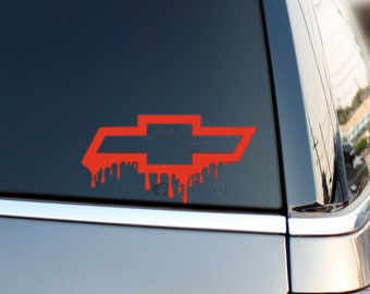 Chevy Bowtie Decals Back Window
