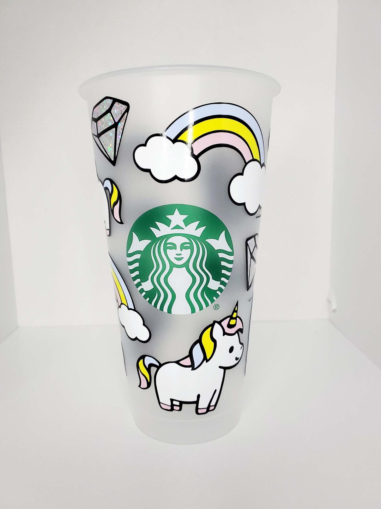 Unicorns and Rainbows Starbucks Cold Cup - Etsy