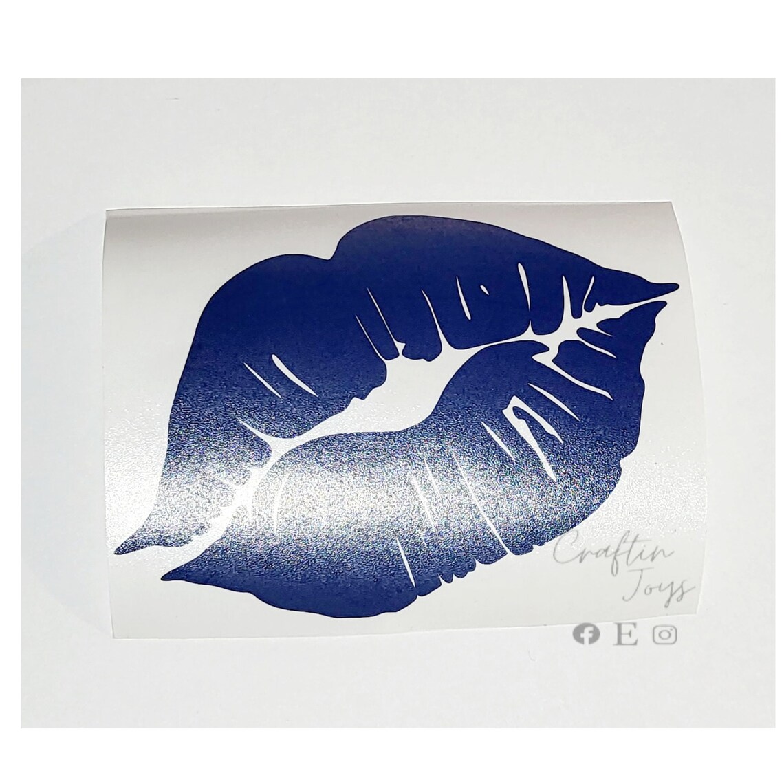 Lips Decal. Glitter Lips Decal. - Etsy