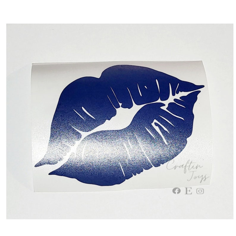 Lips Decal. Glitter Lips Decal. - Etsy