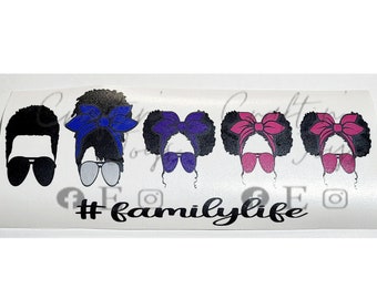 Family Life Car Decal - Etsy