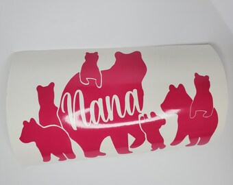 Nana Car Decal | Etsy