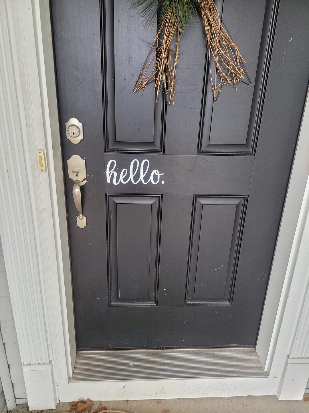 Stylish Front Door Sticker, Front Door Decals, Custom Personalized Door ...