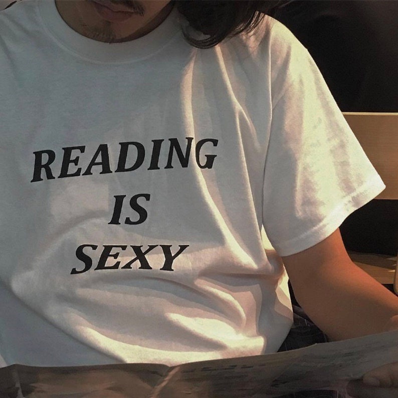 Reading Is Sexy Short Sleeve Unisex T Shirt Oversized Etsy