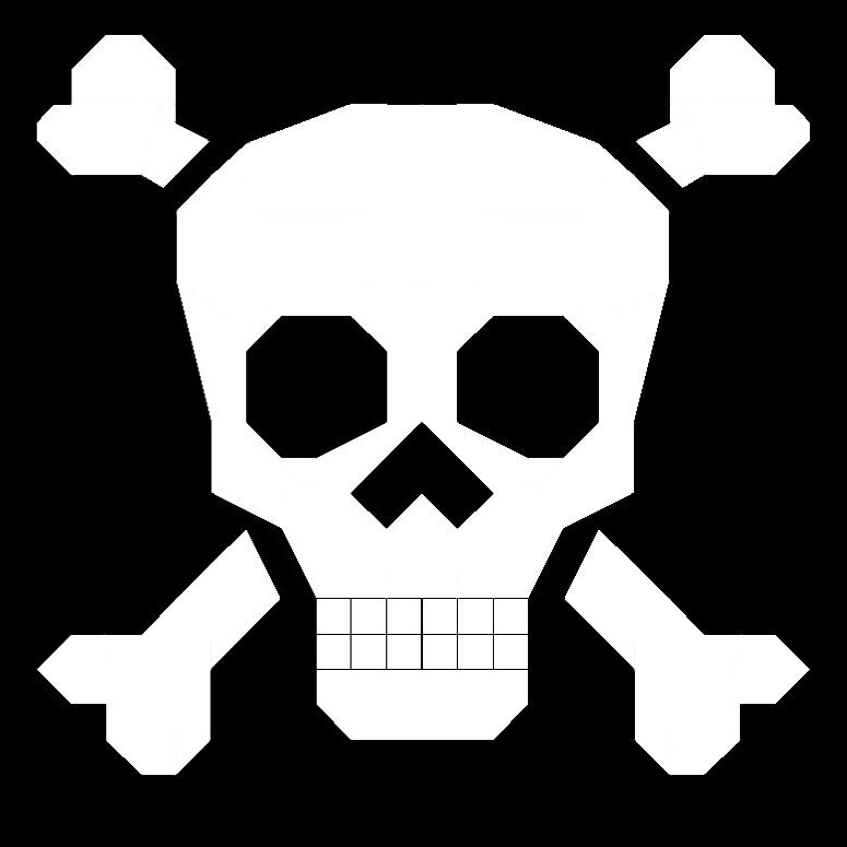 FPP Big Skull Final Size 24 X 24 - Etsy