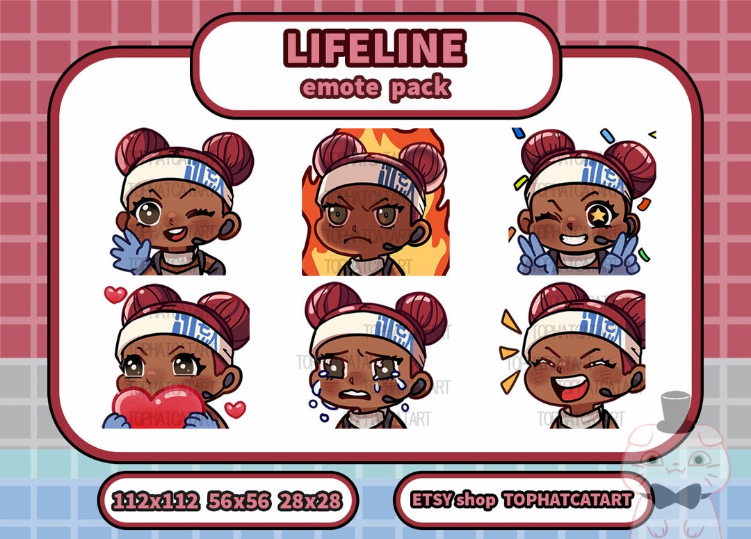 Lifeline Emotes [apex Legends] for Twitch, Discord - Etsy
