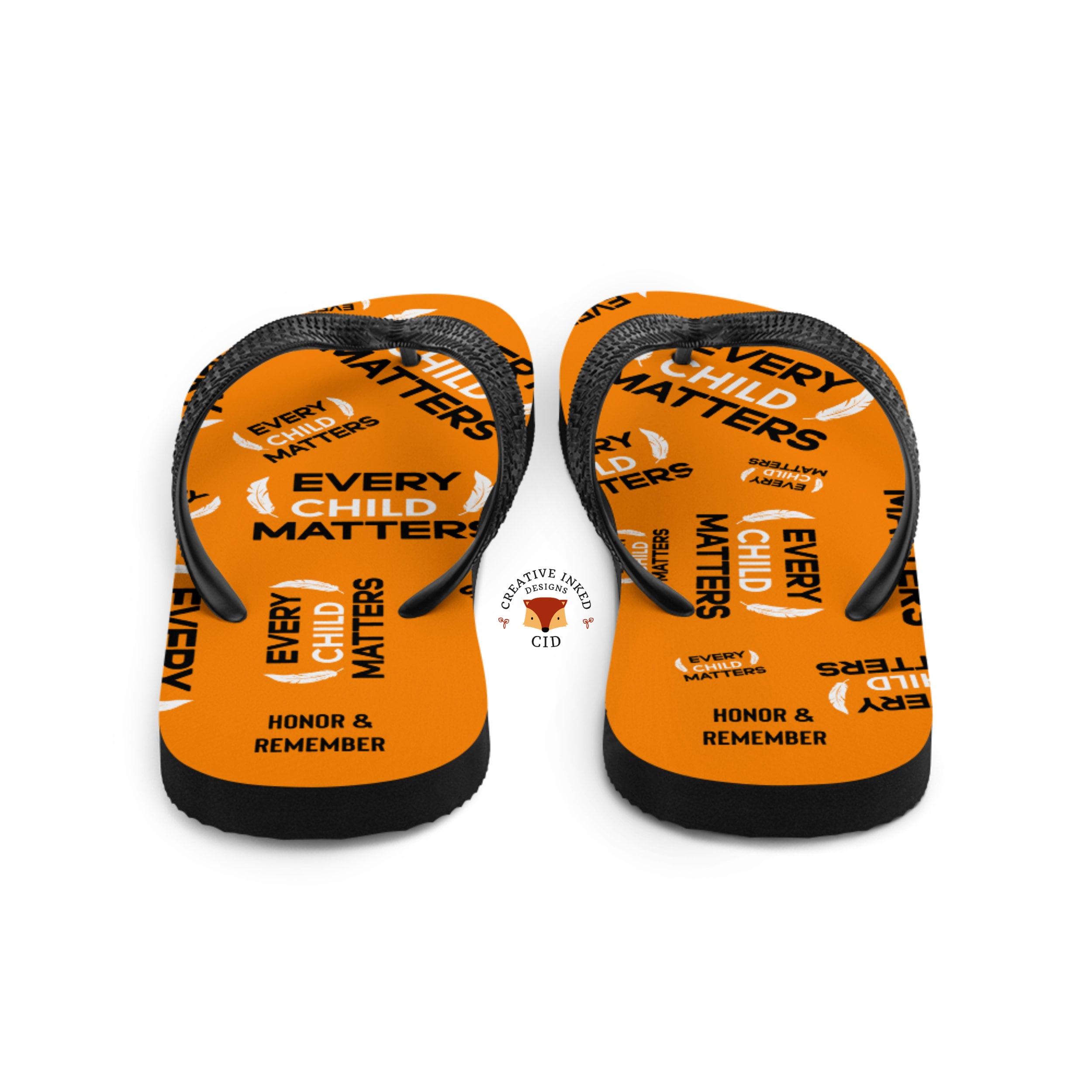 Every Child Matters Orange Flip Flops Awareness for - Etsy