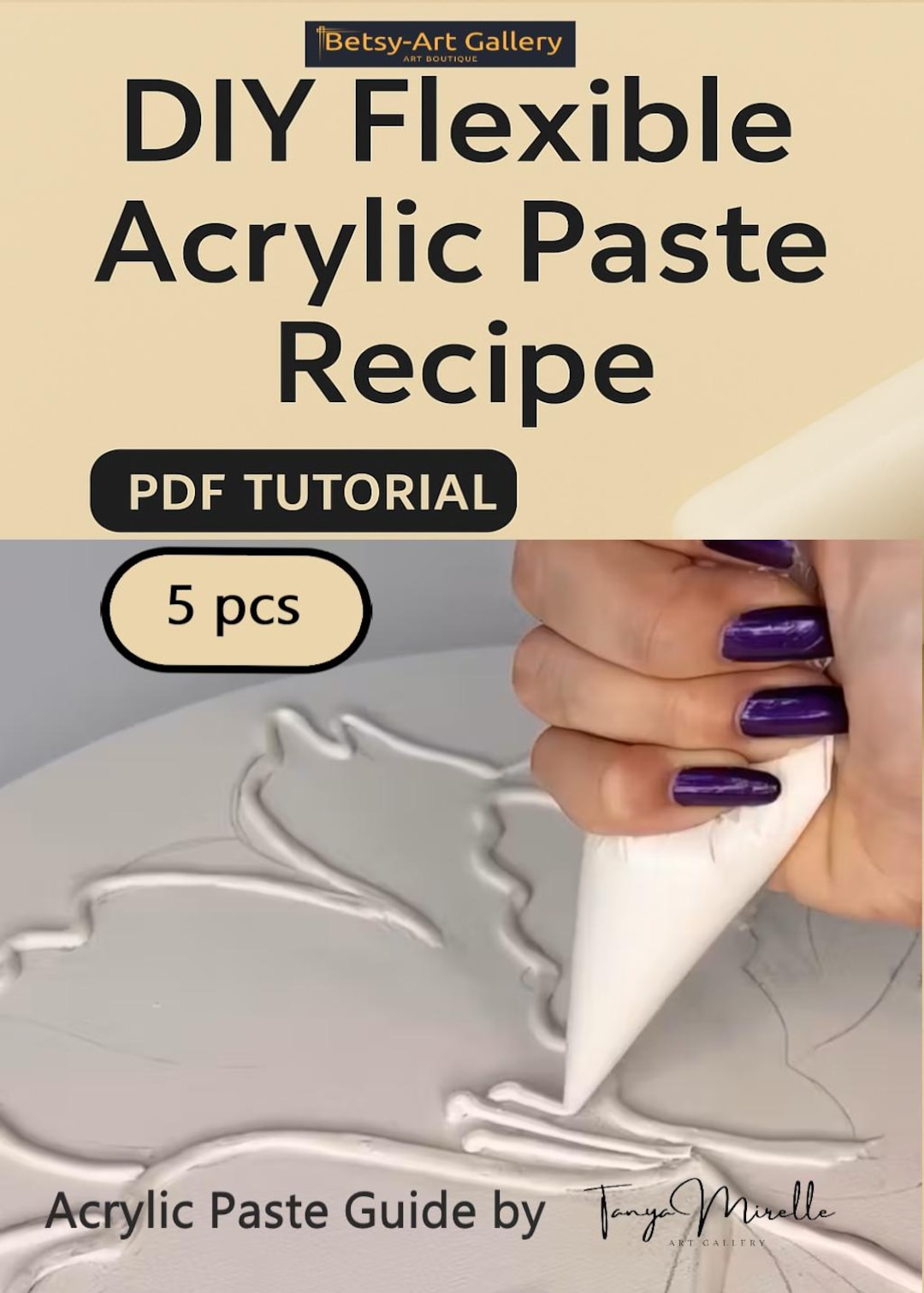 How to Make Acrylic Modeling Paste: 5 Easy Mixed Media Recipes Guides ...