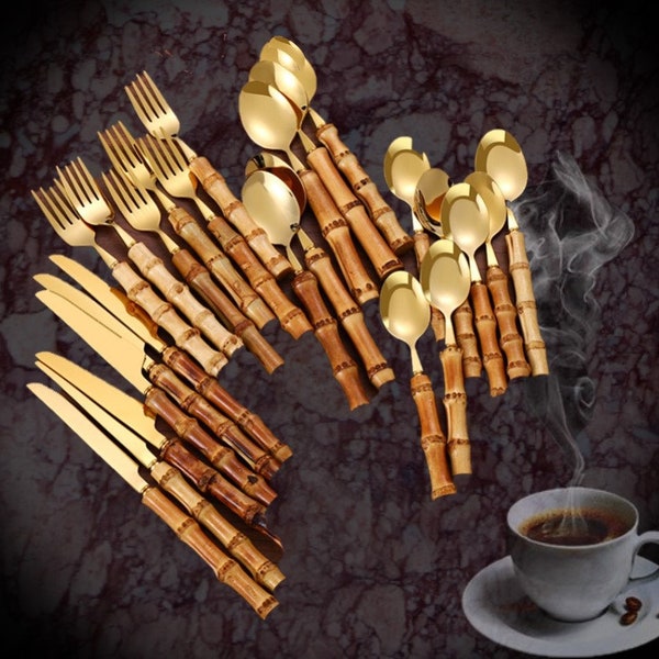 Bamboo Tableware - Etsy