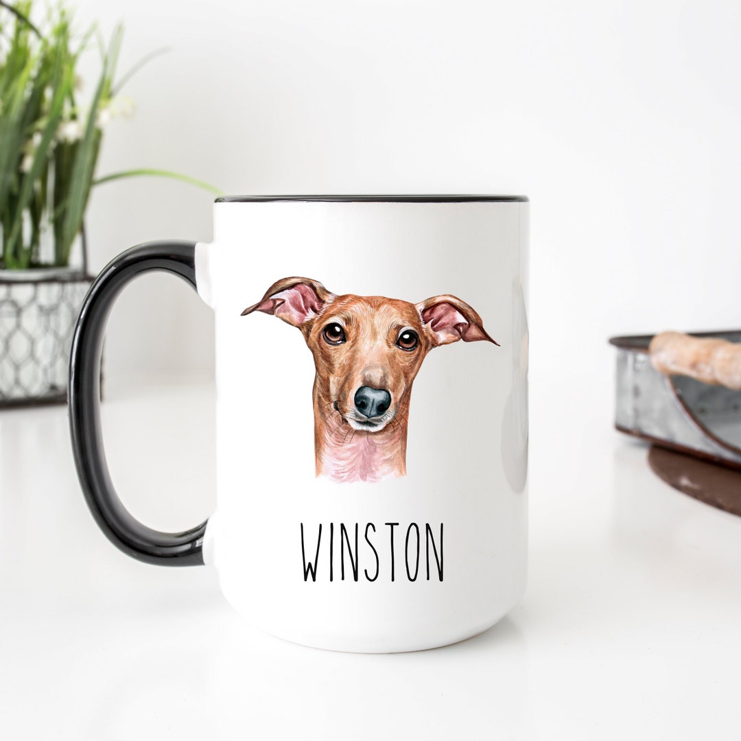Greyhound Gifts for Him Greyhound Dog Mug Gift for Dog - Etsy