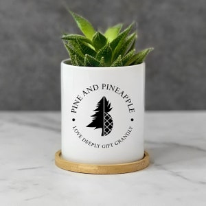 Custom Printed Logo Plant Pot With Full Color, Company Logo Gifts ...