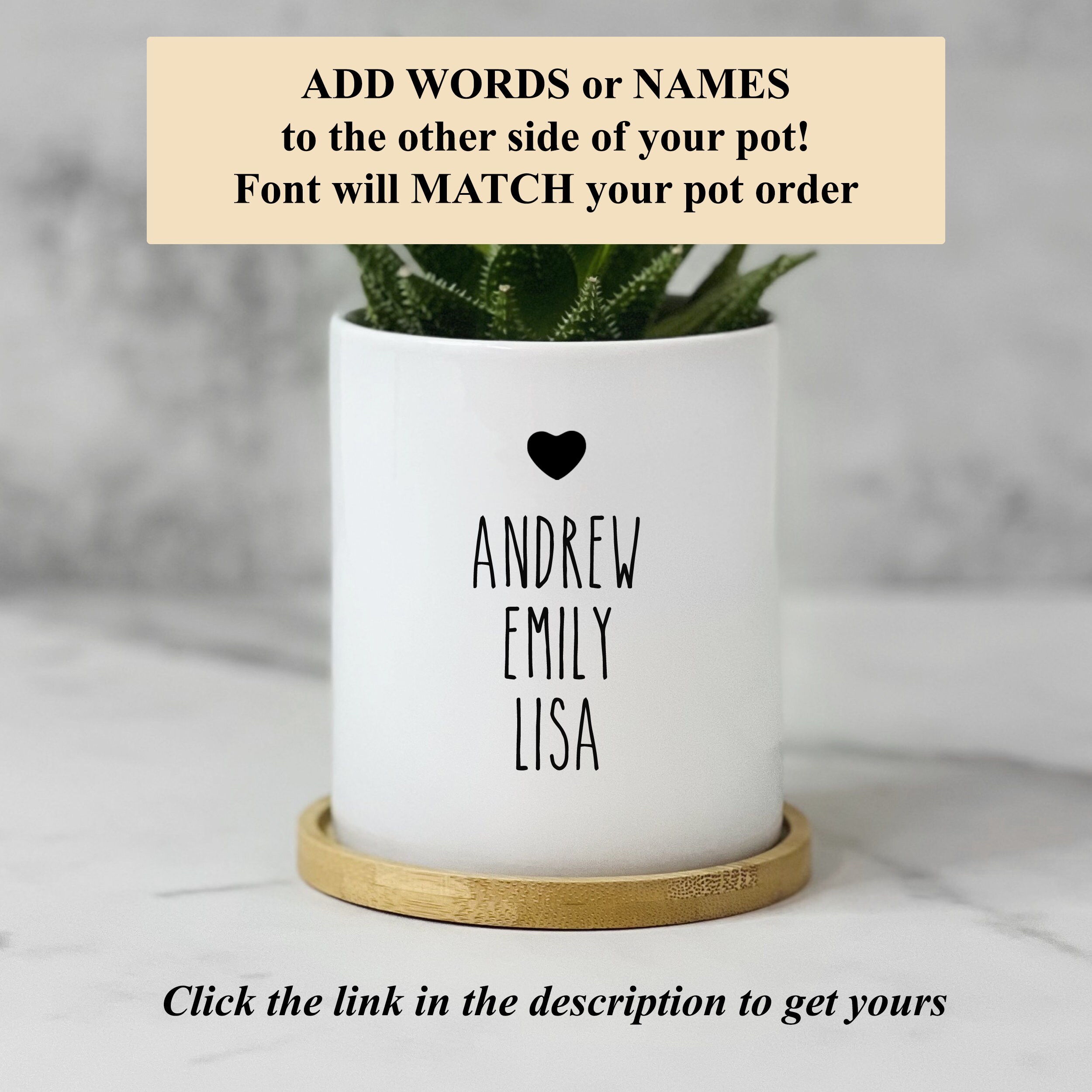 Custom Printed Logo Plant Pot With Full Color Company Logo - Etsy