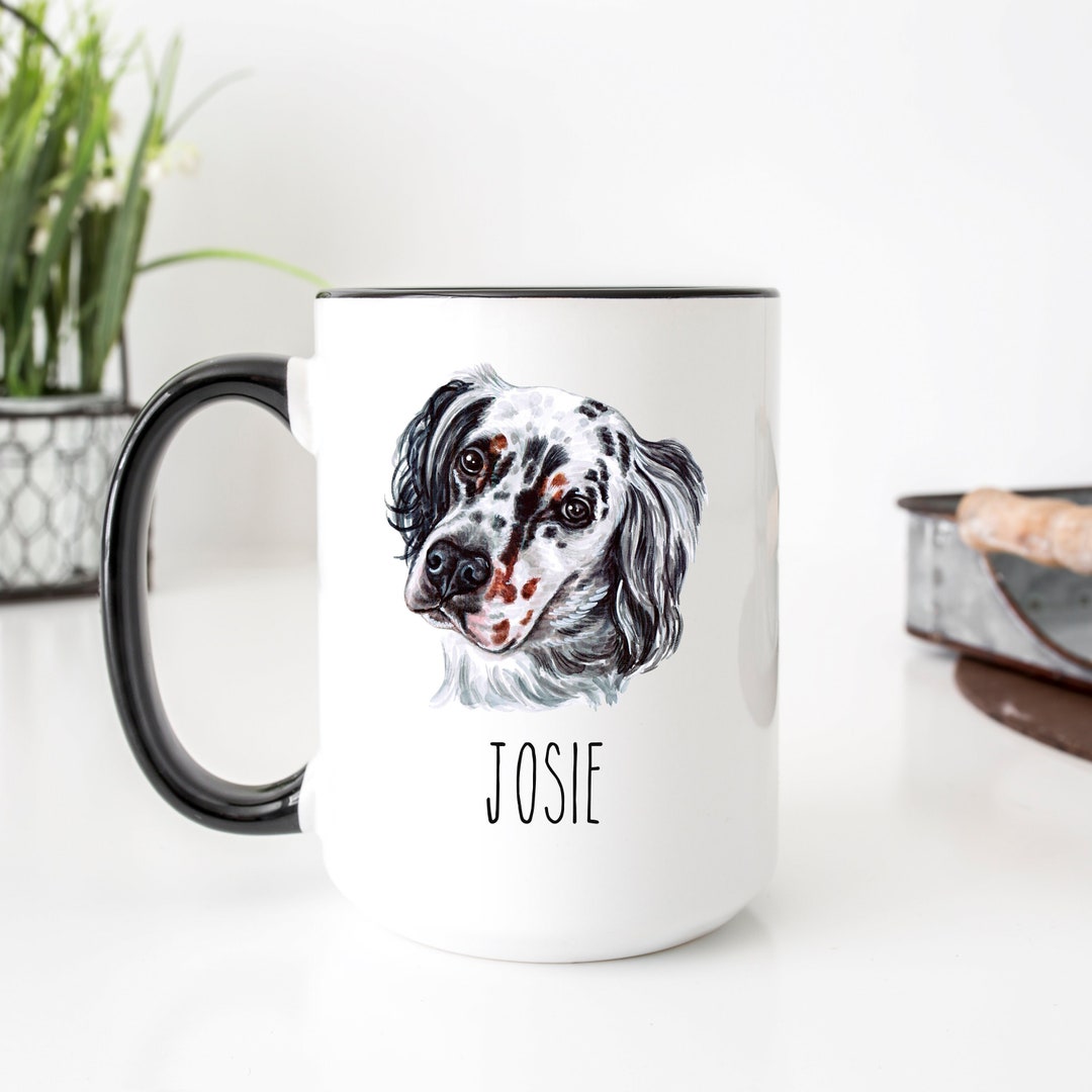 Personalized English Setter Mug, English Setter Gifts, Custom English ...