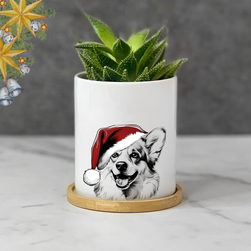 Corgi Planter - Etsy