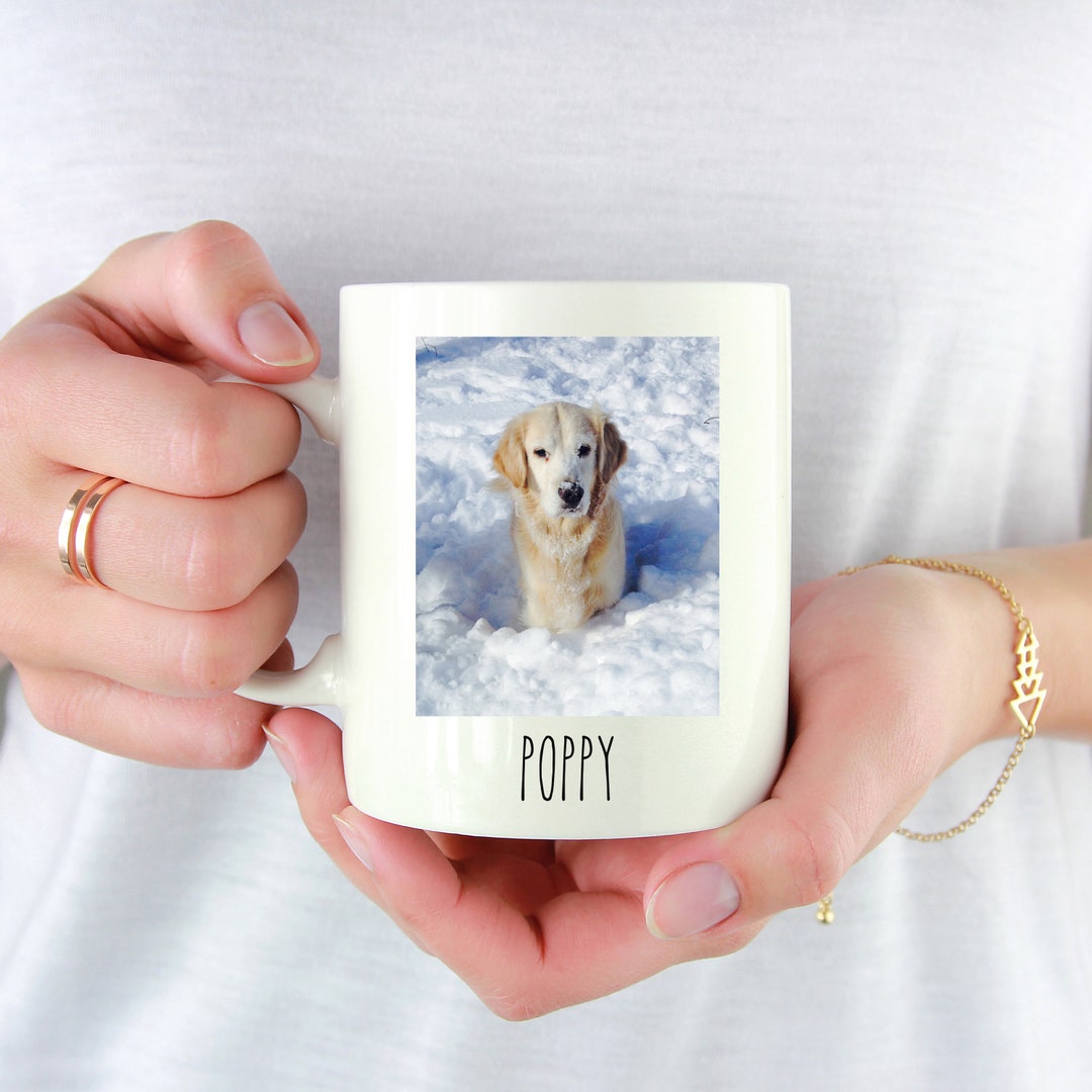 Personalized Dog Mug, Custom Photo Mug, Customize Dog Mug, Dog Lover ...