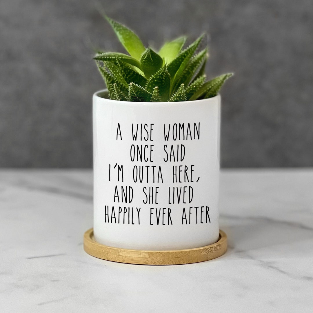 Funny Retirement Gifts for Women, Retirement Plant Pot for Boss ...