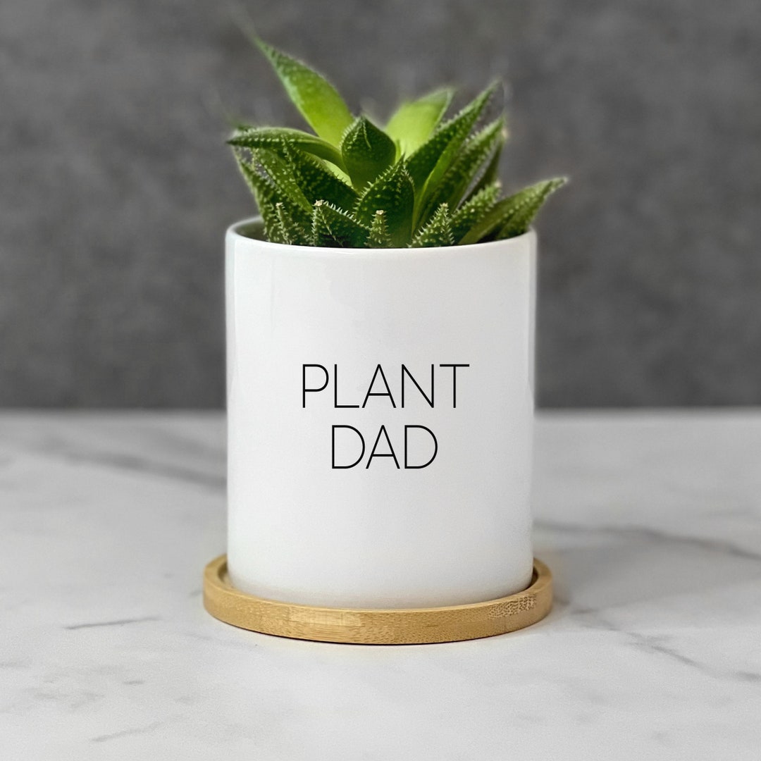 Plant Dad Plant Pot, Plant Daddy Gifts, Gardening Gift for Him, Plant ...