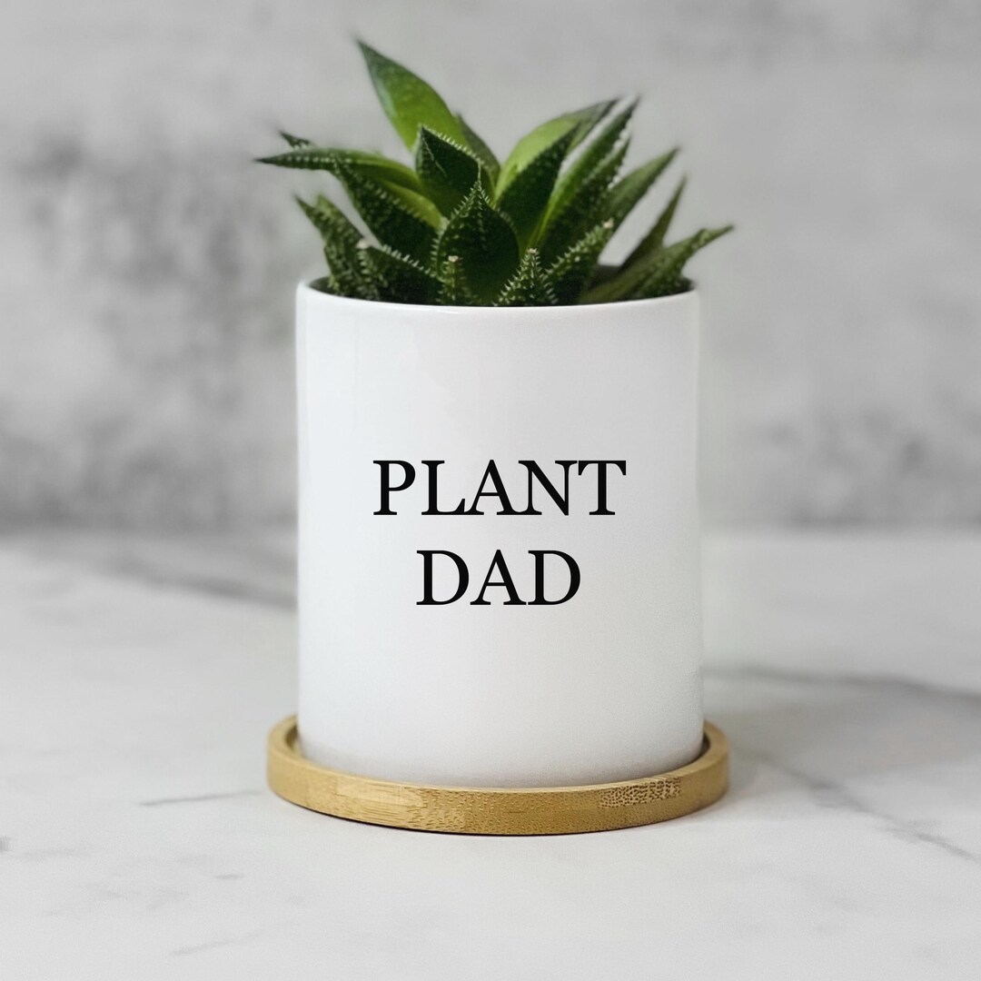 Plant Dad Plant Pot, Funny Gardening Gift for Men, Fathers Day Gift ...