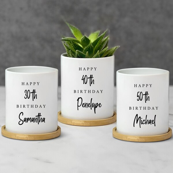 50th Birthday Planter - Etsy