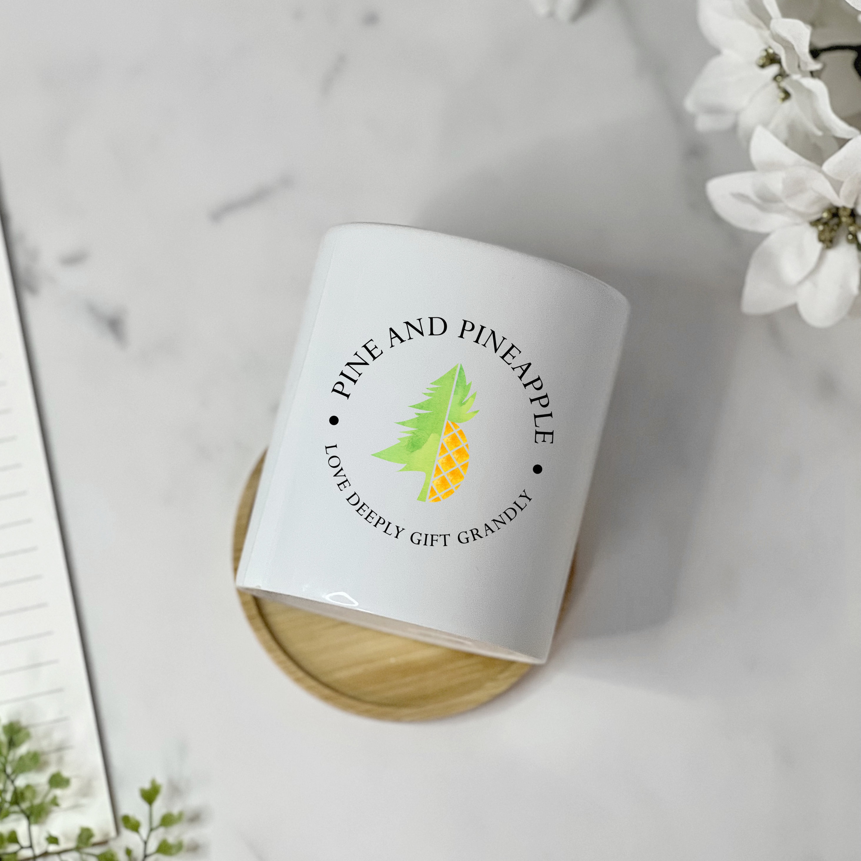 Custom Printed Logo Plant Pot With Full Color Company Logo - Etsy