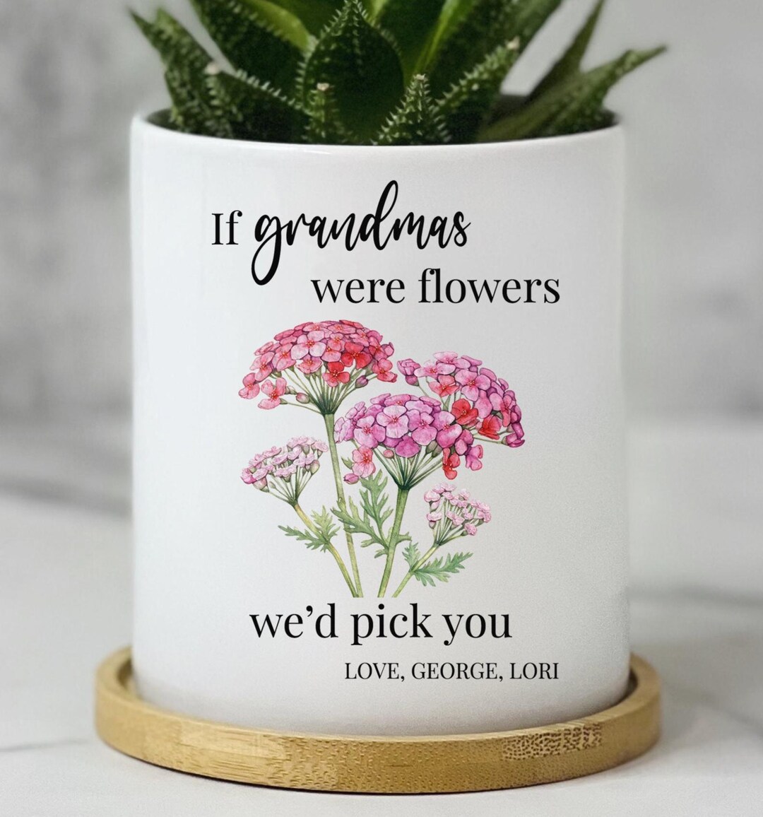 Personalized Grandma Planter, Grandma Garden Gift, If Grandmas Were ...
