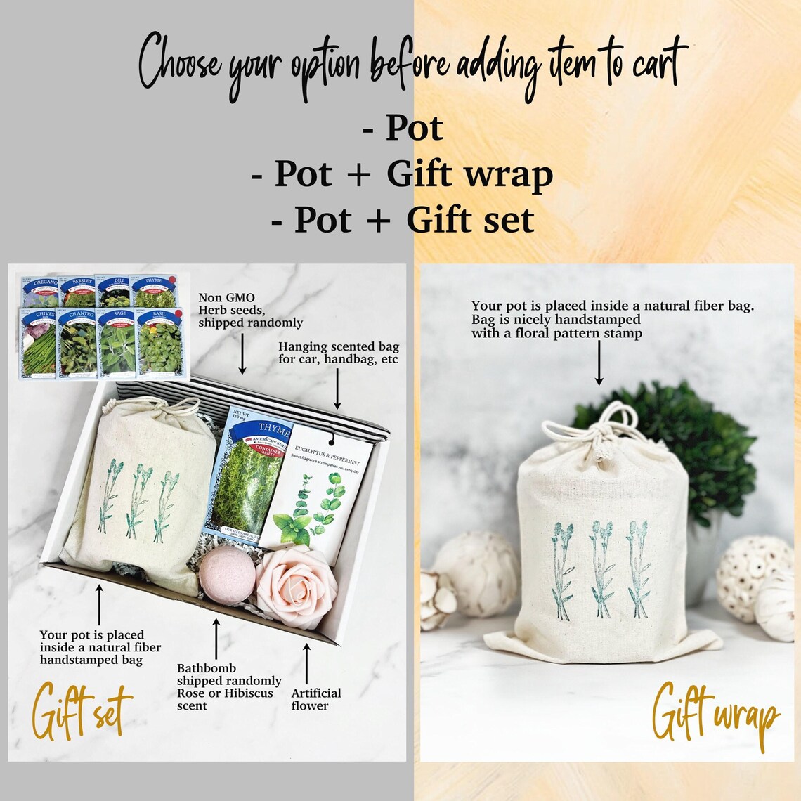 Personalized Pregnancy Announcement Planter Pot Gift Set - Etsy