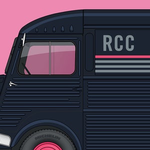 Rapha Cycle Club RCC Citroën H Van Print | Cycling Gifts | Cycling ...