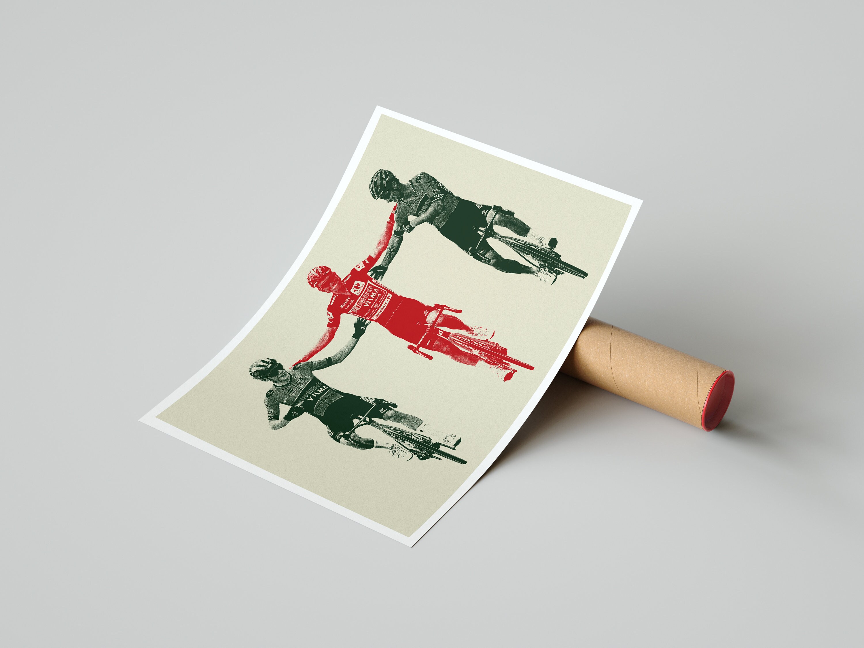 Sepp Kuss Vuelta Espana 2023 Winner Print Jonas Vingegaard Primoz ...