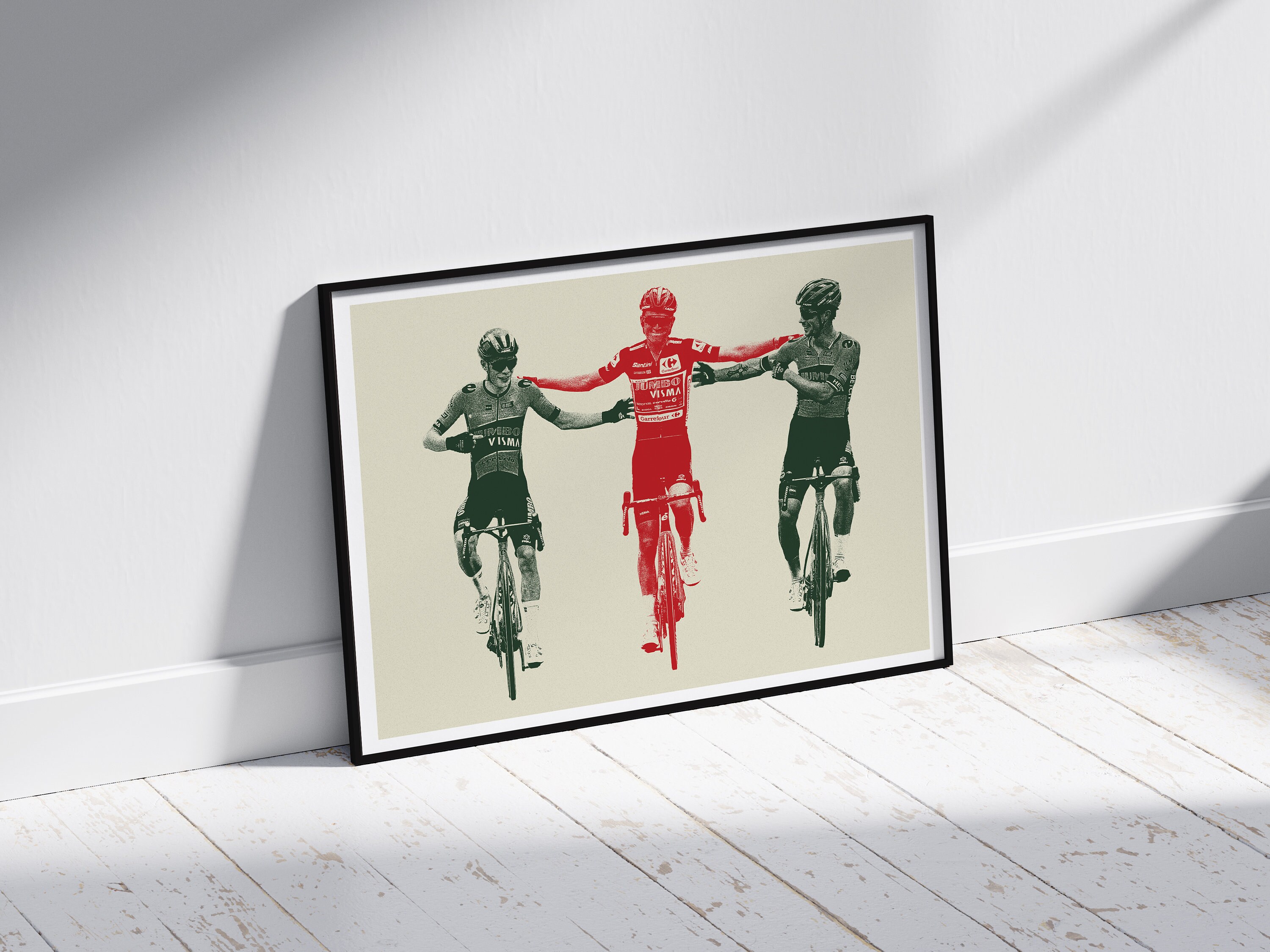 Sepp Kuss Vuelta Espana 2023 Winner Print Jonas Vingegaard Primoz ...
