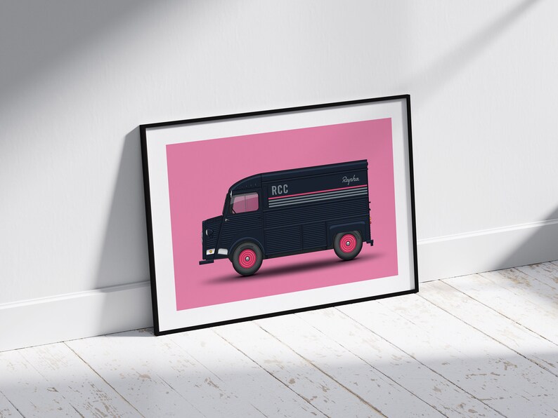 Rapha Cycle Club RCC Citroën H Van Print Cycling Gifts - Etsy