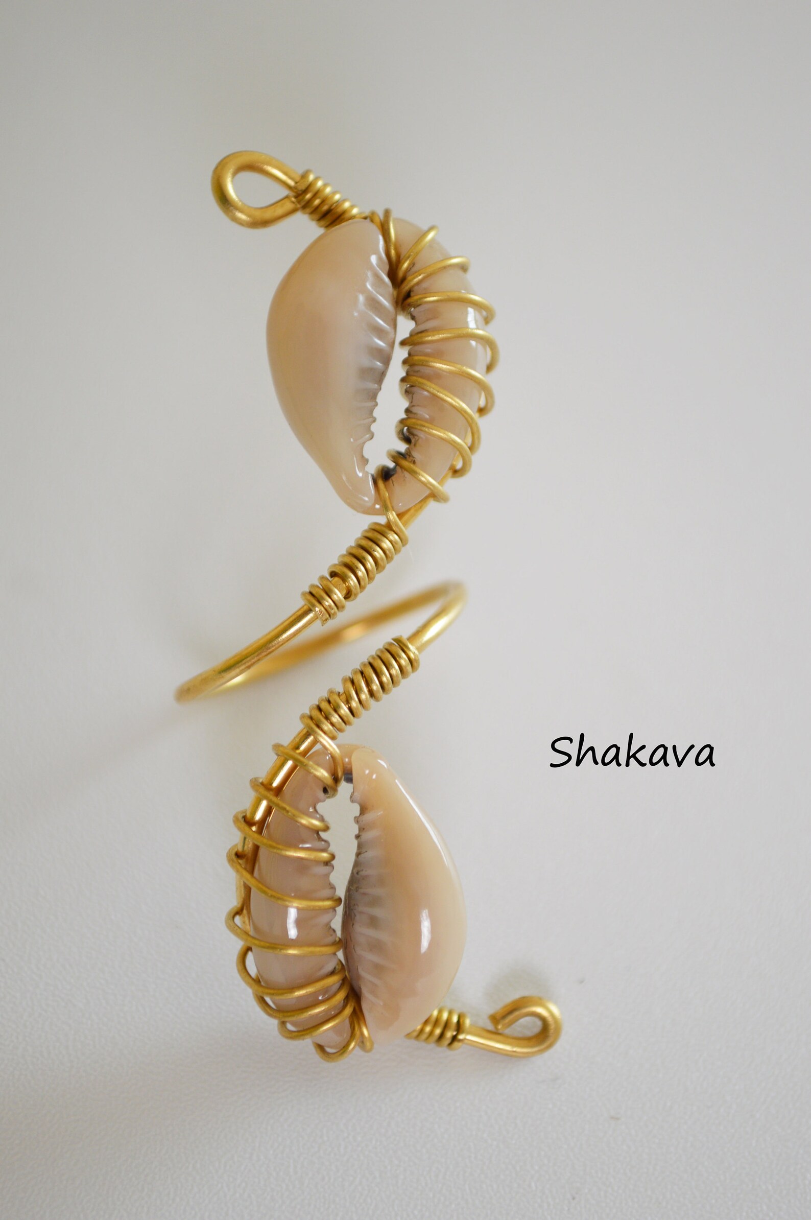 African Cowrie Shell Rings Tribal Rings African Jewelry - Etsy