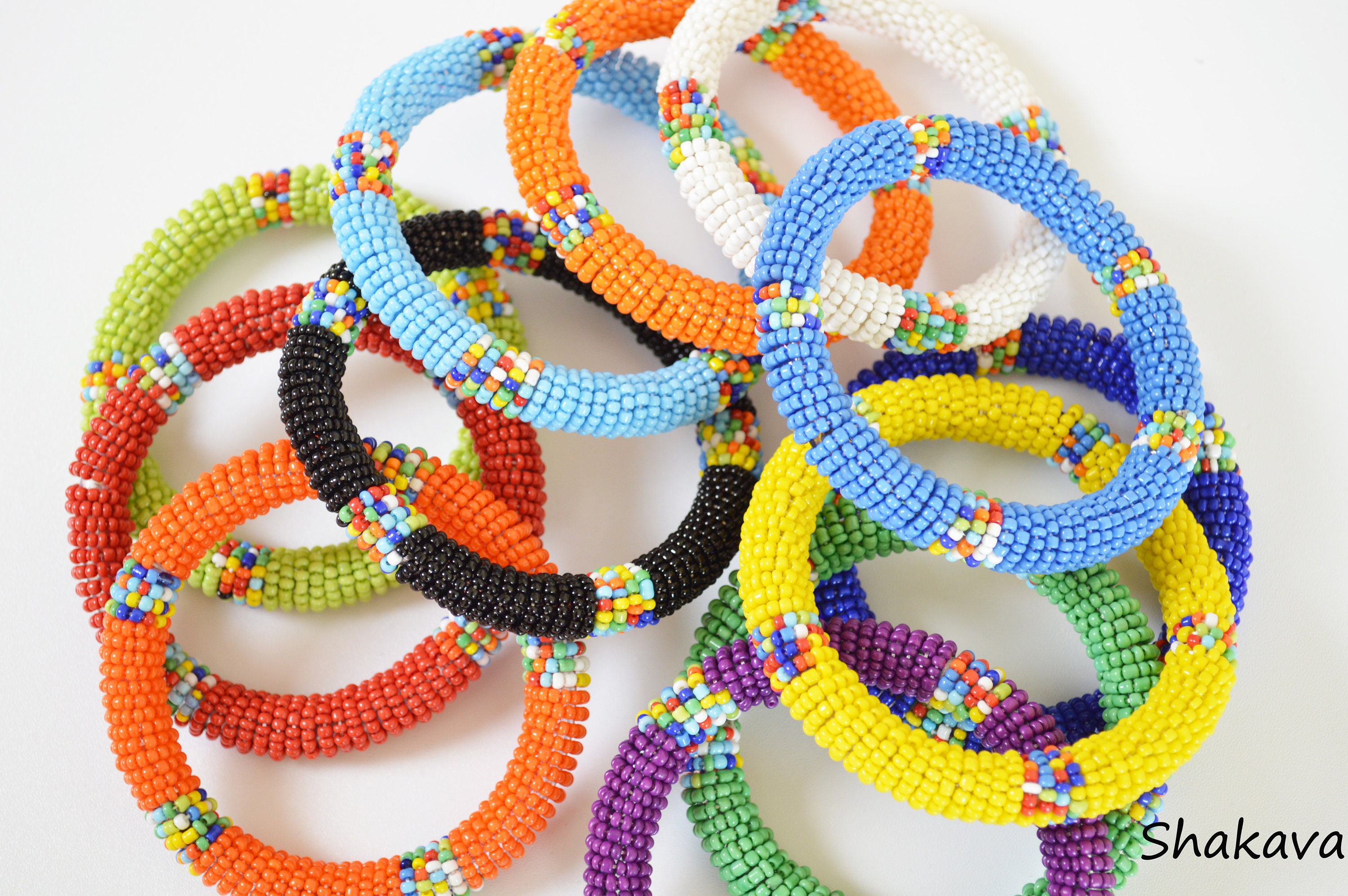 African Bracelets Beaded Bracelets African Jewelry Handmade - Etsy