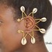 African Cowrie Shell Ear Cuffs Handmade Tribal Ear Cuffs Unique African ...